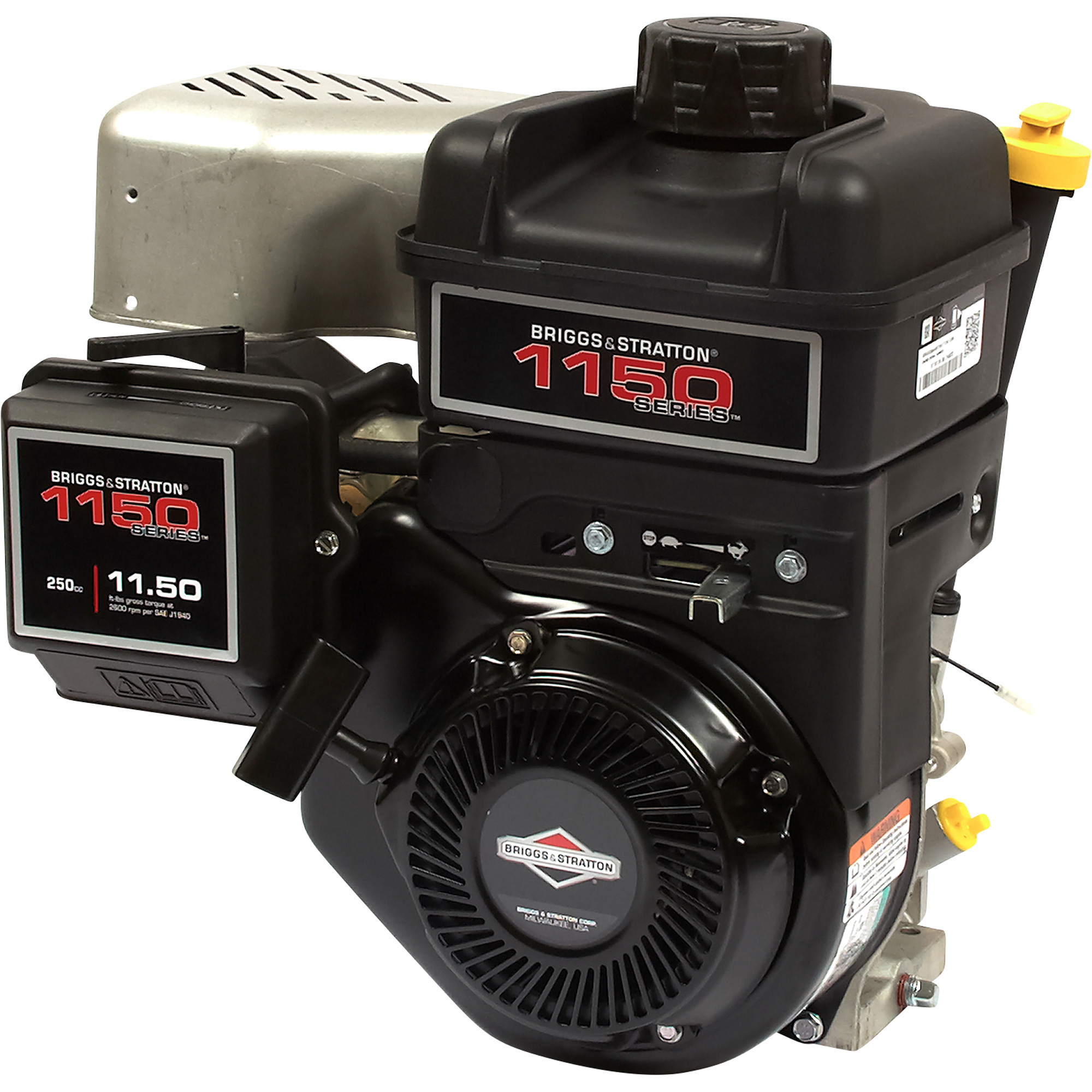 Briggs & Stratton XR1150 Series Horizontal OHV Engine, 250cc, 7/8in. Tapered. x 2 23/32in. Shaft ...